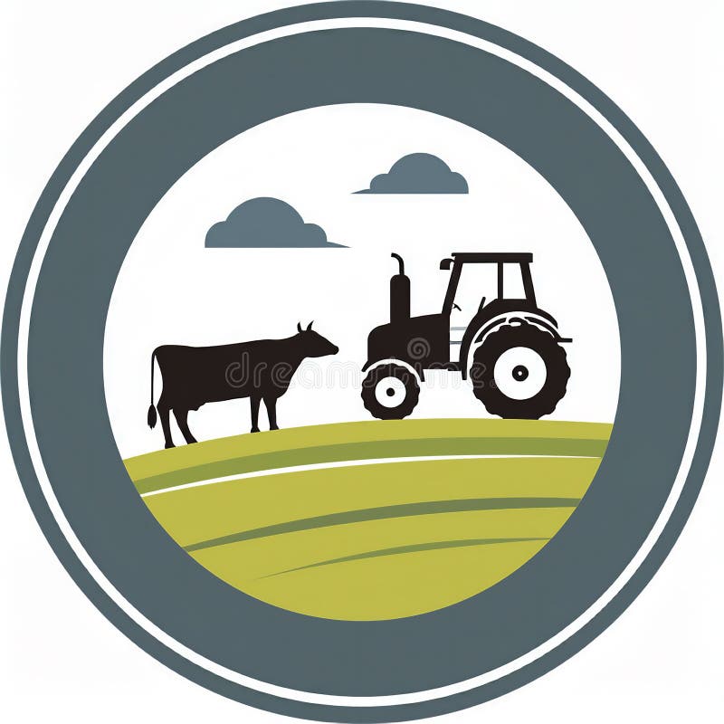 A Farm logo concept stock illustration. Illustration of logo - 327734578