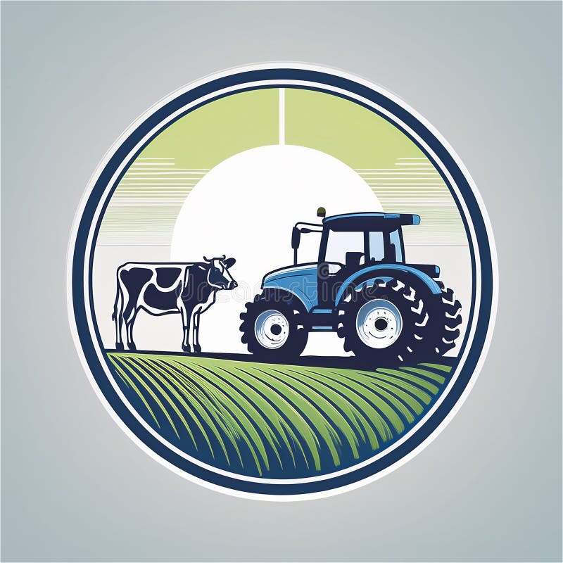 A Farm logo concept stock illustration. Illustration of brand - 327734628