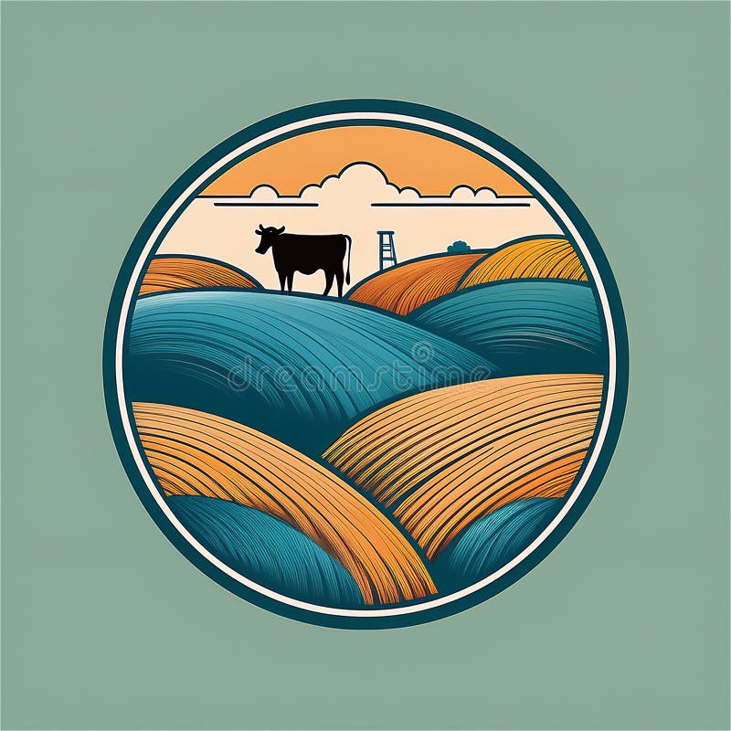 A Farm logo concept stock illustration. Illustration of screenshot ...