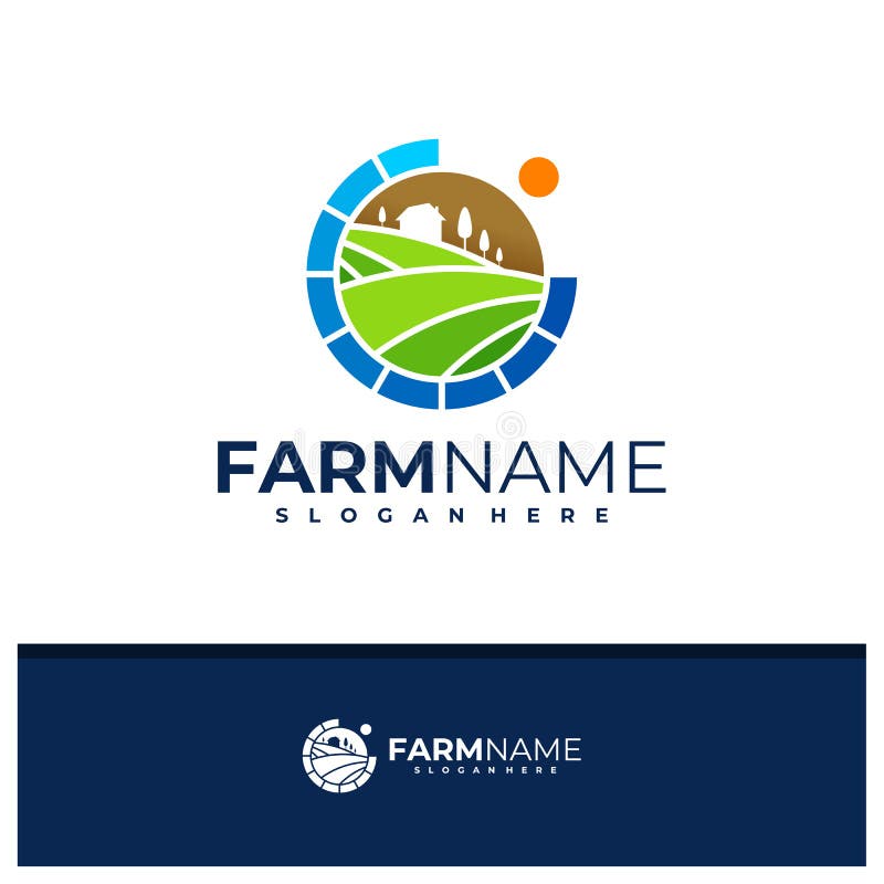 Farm Logo Design Vector, Creative Farm Logo Concepts Template ...