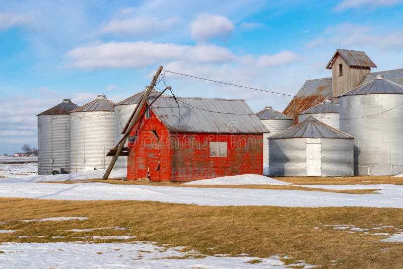 Farm in the Midwest stock photo. Image of travel, beautiful - 241580644