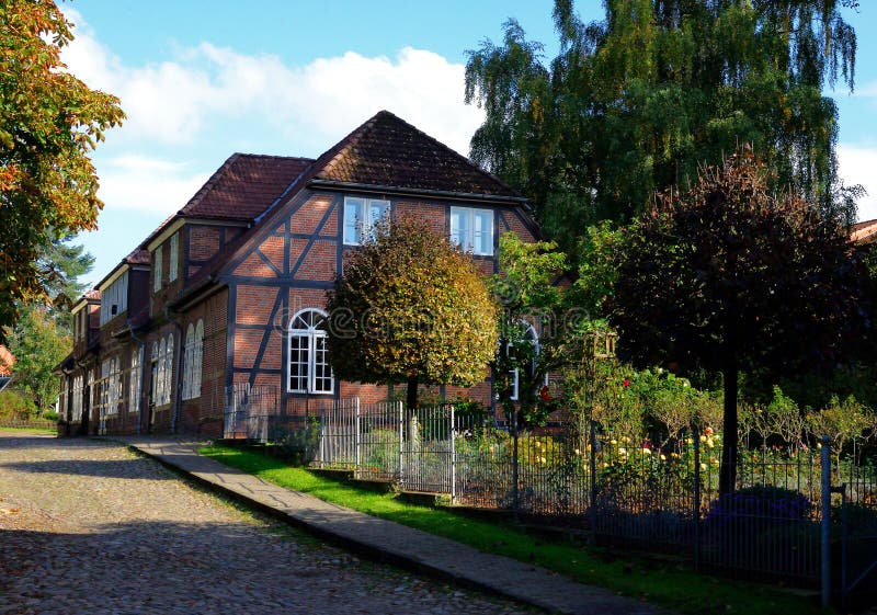 Farm in Northern Germany stock image. Image of orchard - 45605389