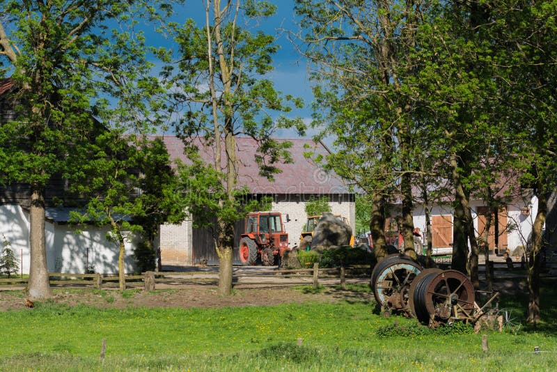 Farm in poland stock photo. Image of mazury, agriculture - 102961668