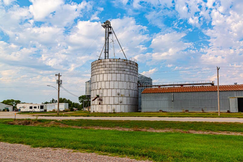 Farm Produce Storage System. a Modern Community Grain Elevator with a ... Farm Produce Storage System. a Modern Community Grain Elevator with a ...