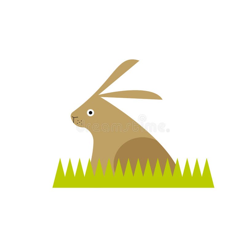 Rabbit Eating Grass Stock Illustrations – 315 Rabbit Eating Grass Stock ...