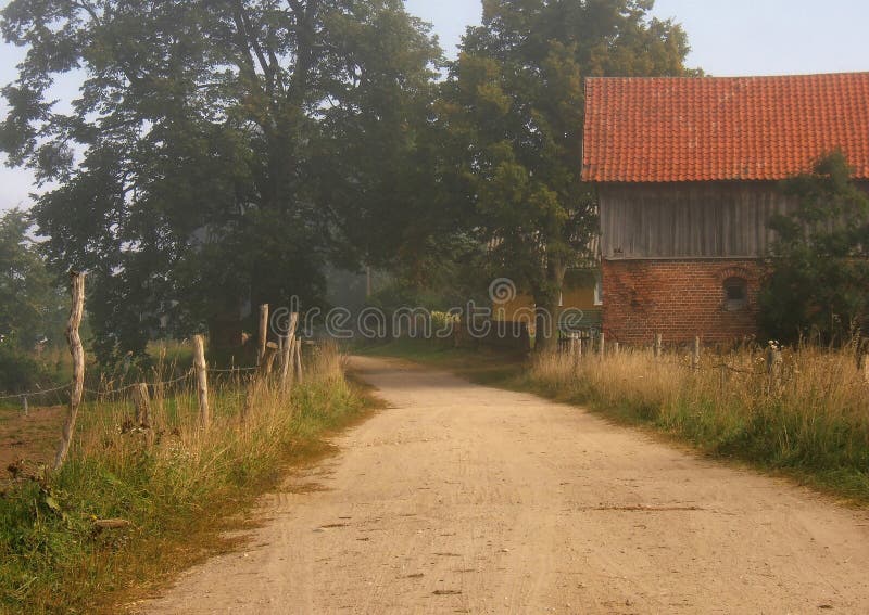 Old farm stock image. Image of rural, landscape, cloud - 372673