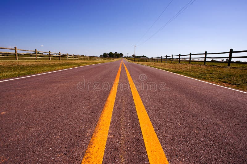 Farm Road Vertical stock image. Image of getaway, gold - 10874521
