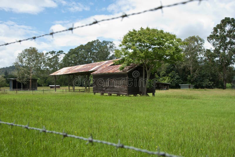 Farm scene. stock image. Image of kenilworth, fence, horizontal - 23582113
