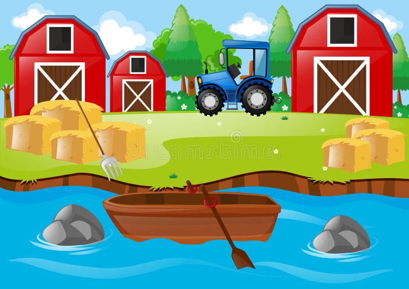 Farm Tractor Scene Stock Illustrations – 3,865 Farm Tractor Scene Stock ...