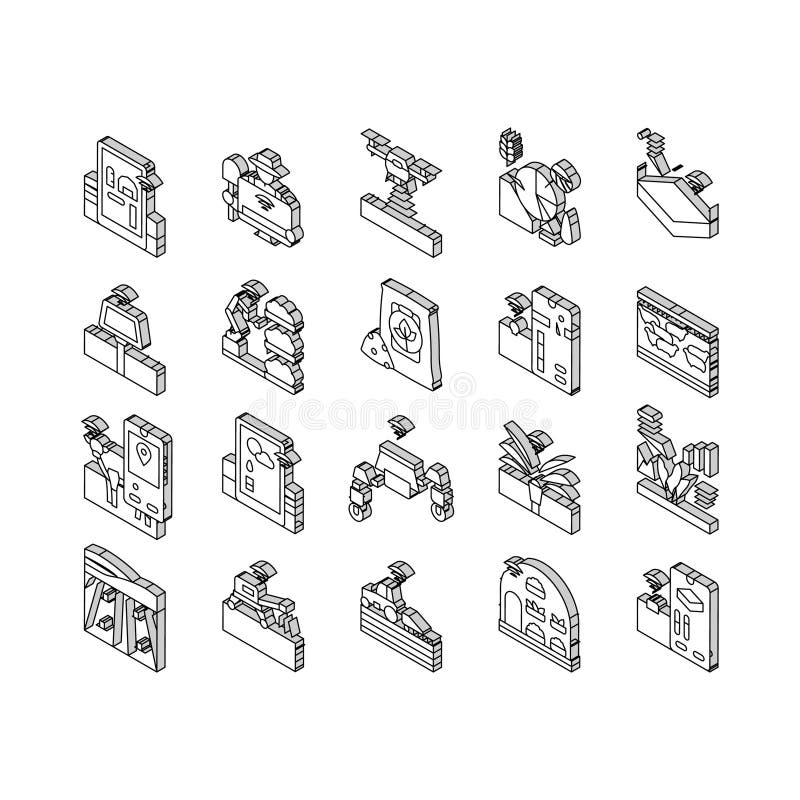 Farm Smart Agriculture Farmer Isometric Icons Set Vector Stock Vector ... Farm Smart Agriculture Farmer Isometric Icons Set Vector Stock Vector ...