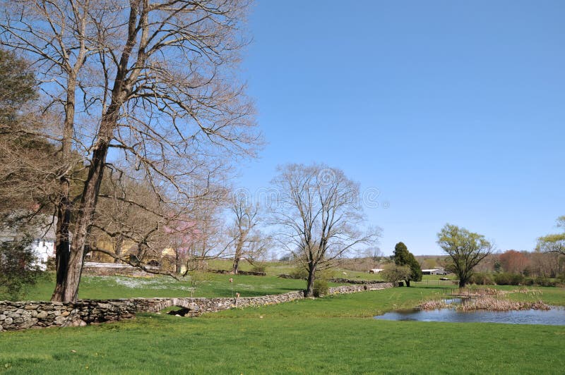 Farm on a Spring Day stock photo. Image of pastoral, landscape - 13895456