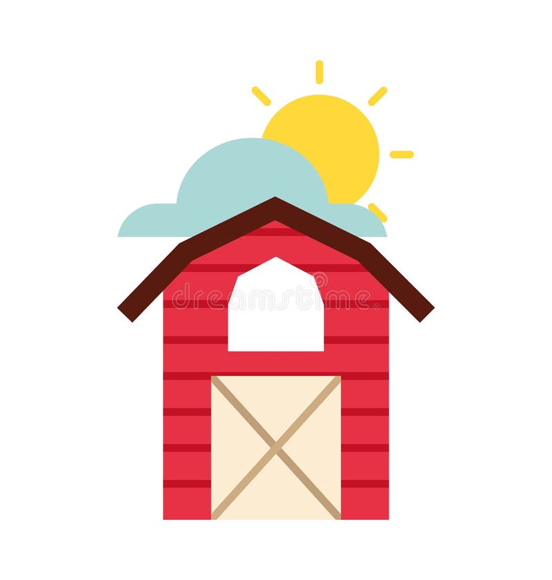 Stable Farm Building Icon Stock Illustrations – 674 Stable Farm ...