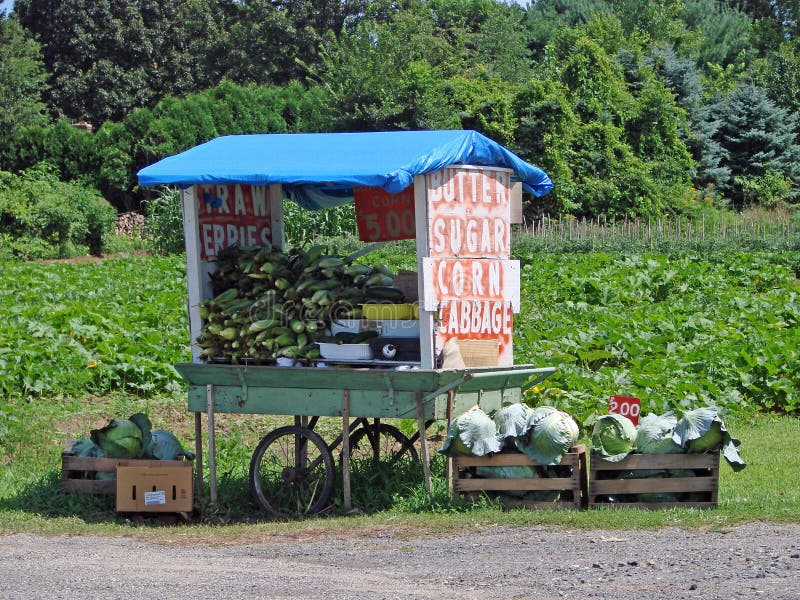 Local Fresh Produce Storefront Stand Stock Image - Image of market ...
