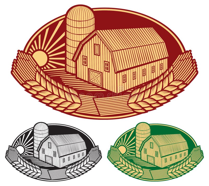 Farm symbol stock vector. Illustration of farm, agricultural - 46547362
