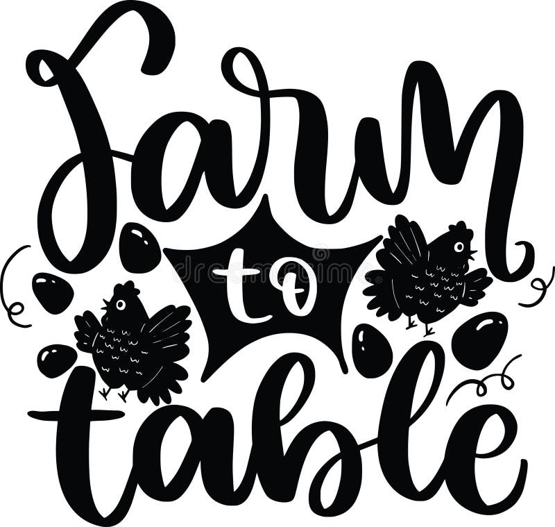 Farm To Table Poster Stock Illustrations – 47 Farm To Table Poster ...