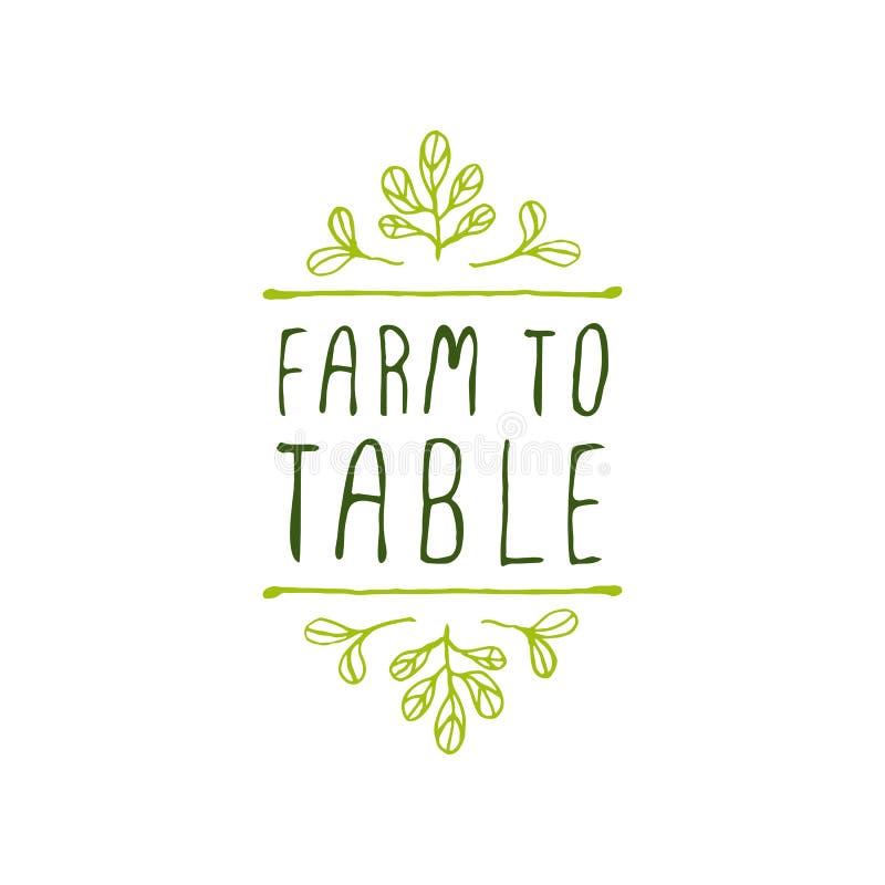 Farm To Table Poster Stock Illustrations – 47 Farm To Table Poster ...