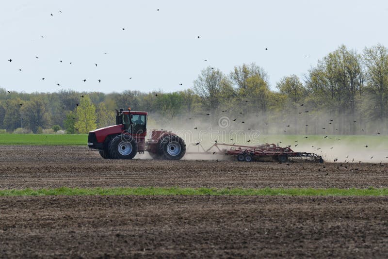 Spring crop planting stock photo. Image of planting, spring - 5274024