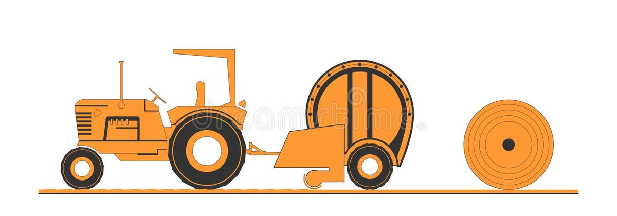 Hay Baler Stock Illustrations – 220 Hay Baler Stock Illustrations ...