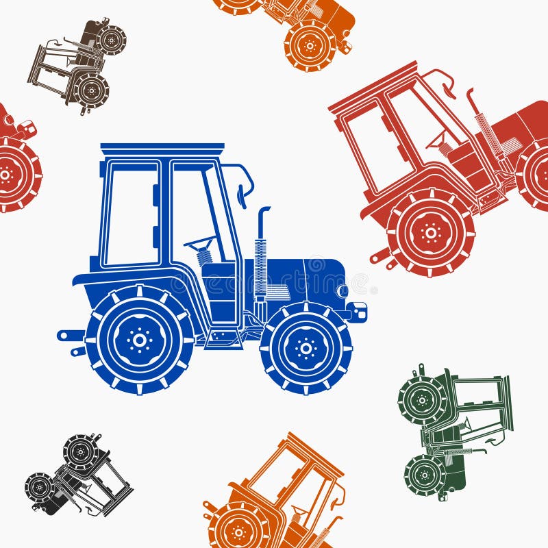 Green Tractor Pattern Stock Illustrations – 357 Green Tractor Pattern ...