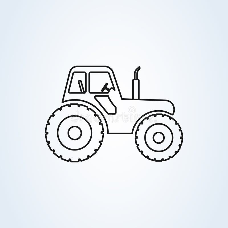Drawing Farm Line Tractor Stock Illustrations – 1,655 Drawing Farm Line ...