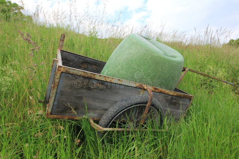 Farm Trailer stock image. Image of trailer, outdoors - 106893215