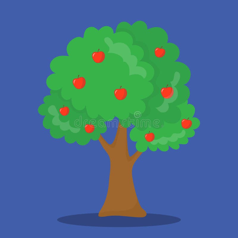 Farm tree 03 stock vector. Illustration of illustr, graphic - 197984176