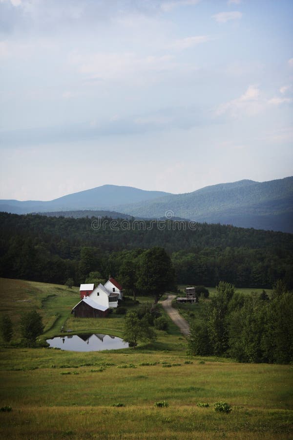 Farm in Vermont stock photo. Image of house, summer, vermont - 9292972