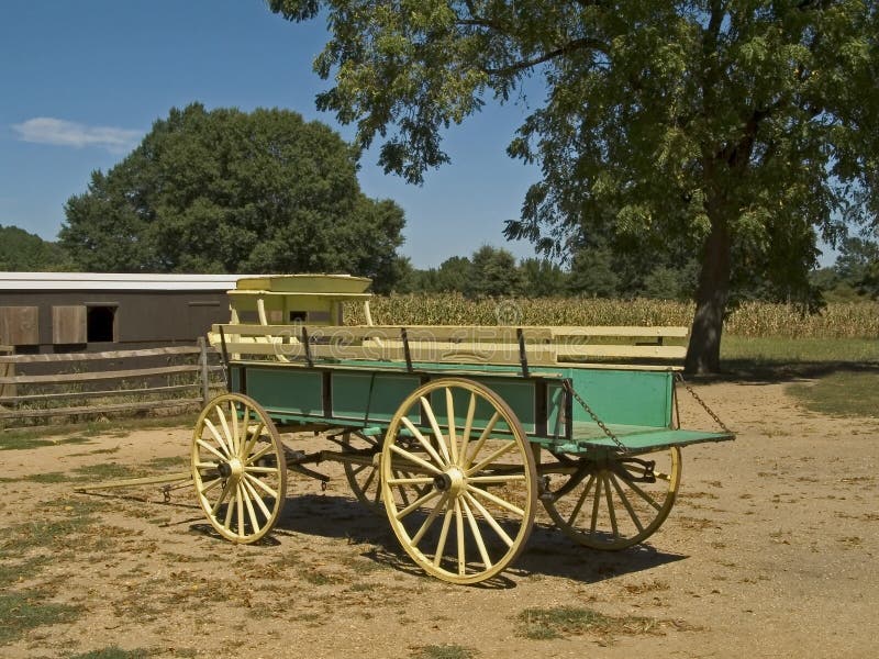 Farm wagon stock image. Image of horseless, vintage, outdoors - 233183
