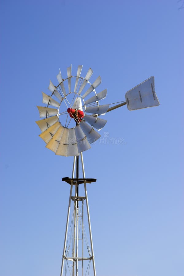 West Texas Wooden Windmill in the Big Bend Area Stock Image - Image of ...