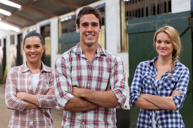 Two Farm Workers with Flock of Sheep Stock Photo - Image of middle ...