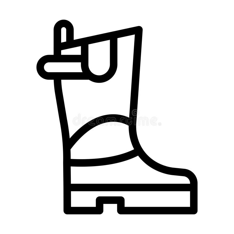 Farmer Boots Outline Stock Illustrations – 121 Farmer Boots Outline ...