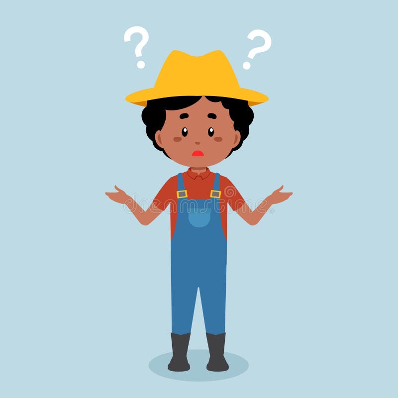 Confused Farmer Stock Illustrations – 48 Confused Farmer Stock ...