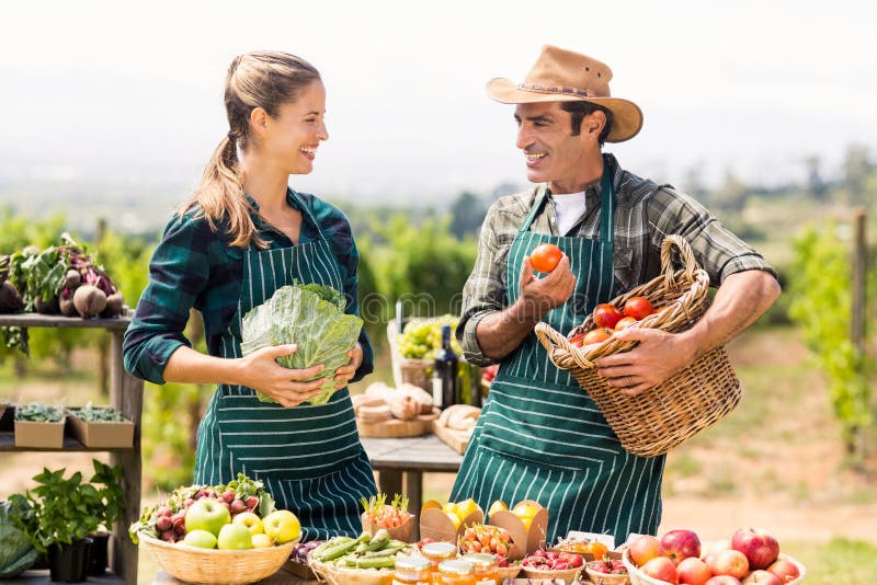 Farmer Couple Discussing Each Other Stock Photos - Free & Royalty-Free ...