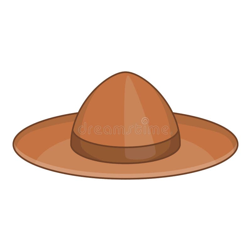 Farmer Hat Icon, Cartoon Style Stock Vector - Illustration of cartoon ...