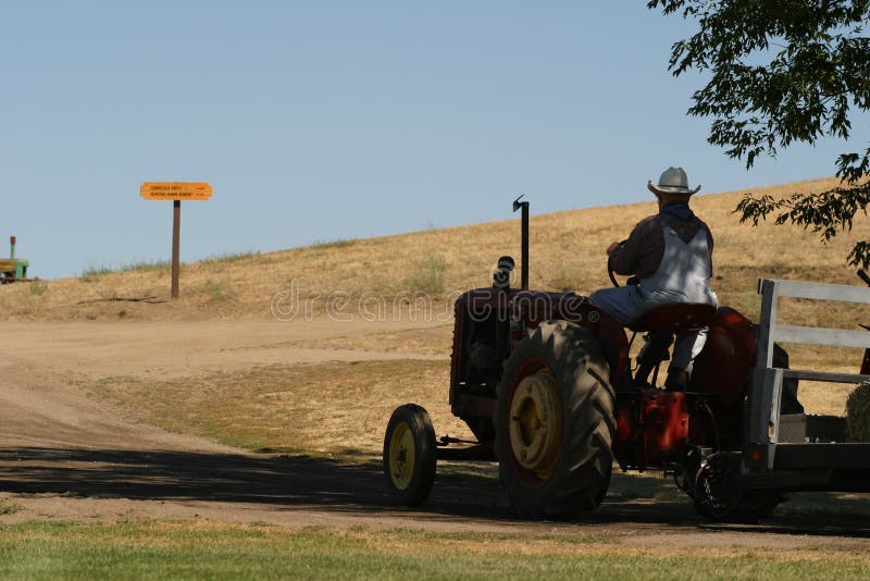 Farmer And His Tractor Picture. Image: 269022