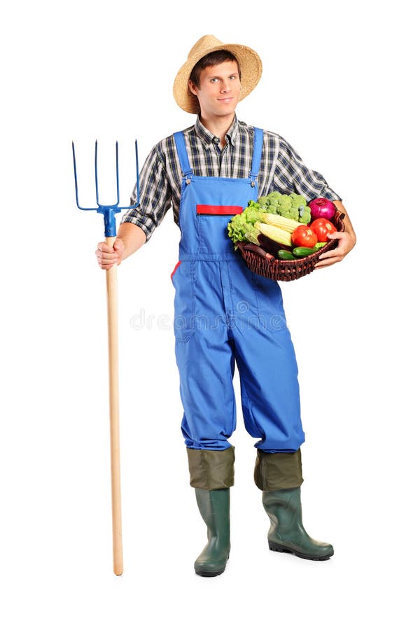 Farmer Pitchfork Farmer With Pitchfork Hi Res Stock Photography And