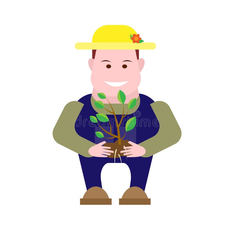 Farmer White Background Stock Illustrations – 21,812 Farmer White ...