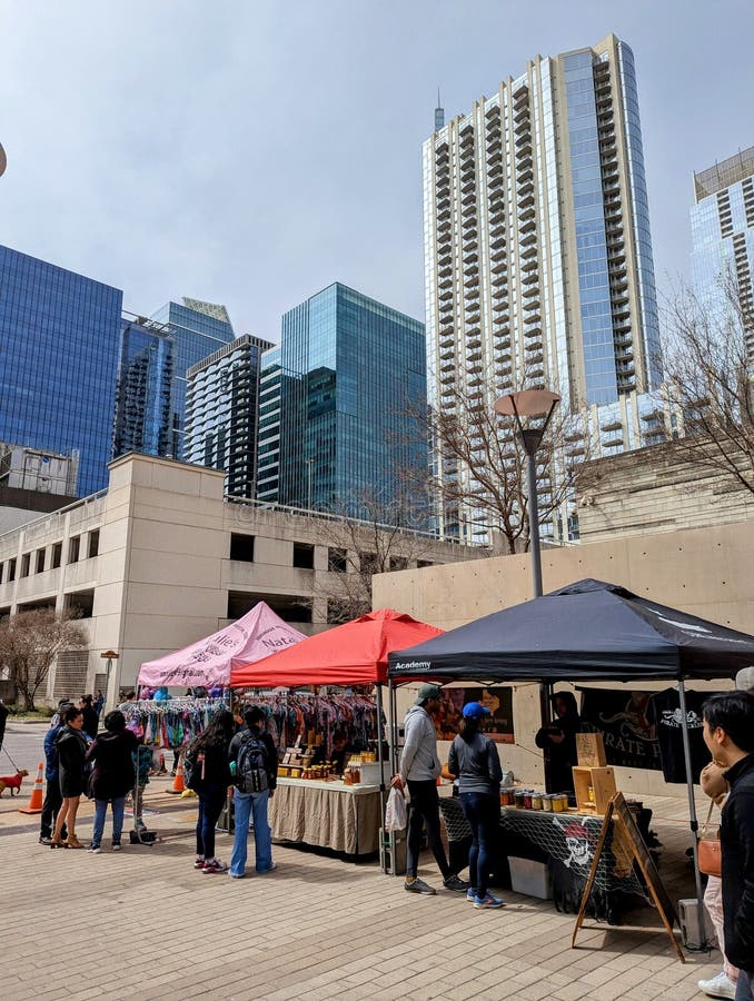 Farmer S Market in Downtown Austin Texas Editorial Stock Photo - Image ...
