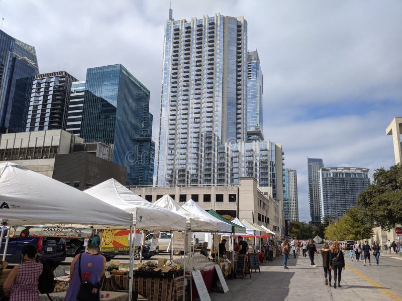 Farmer S Market in Downtown Austin Texas Editorial Image - Image of ...