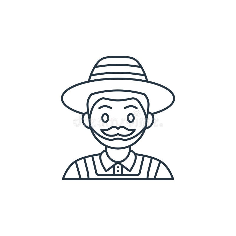 Farmer Icon Line Drawing Stock Illustrations – 2,089 Farmer Icon Line ...
