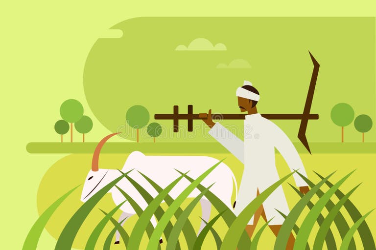 Bullock Plough Stock Illustrations – 68 Bullock Plough Stock ...