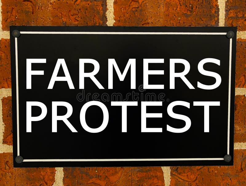 Farmers protest. stock photo. Image of stand, delhi - 203842614