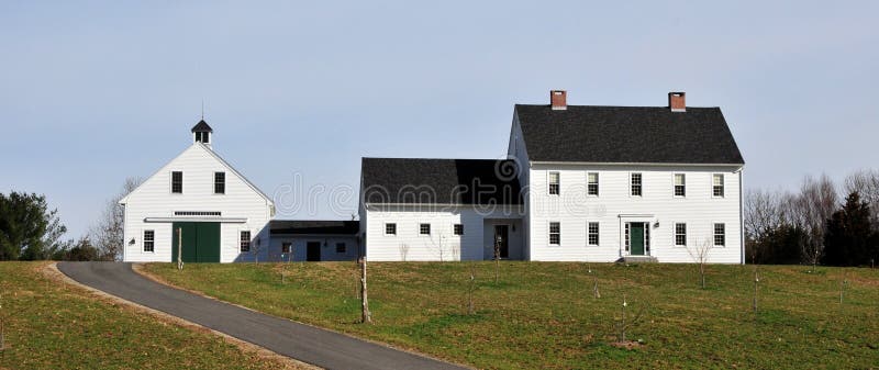 Farmhouse And Barn Picture. Image: 4891757