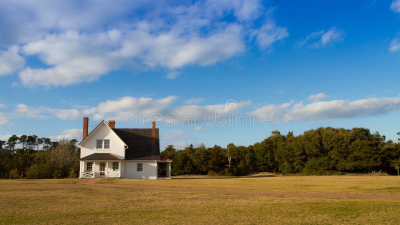 Farmhouse stock photo. Image of blue, house, field, small - 30283482