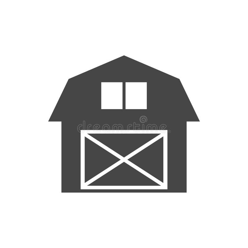 Farmhouse icon stock vector. Illustration of country - 105043461