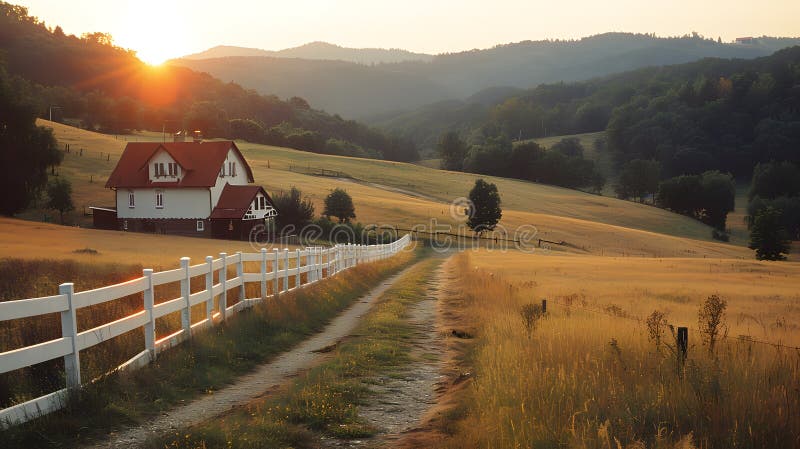 Farmhouse Retreat: Rustic Architecture in a Panoramic Countryside ...