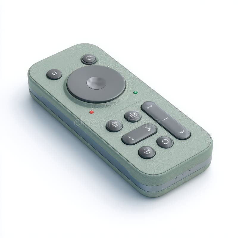 Farmhouse Simple Remote Control, 3D Render, Isolated on a White Stock ...