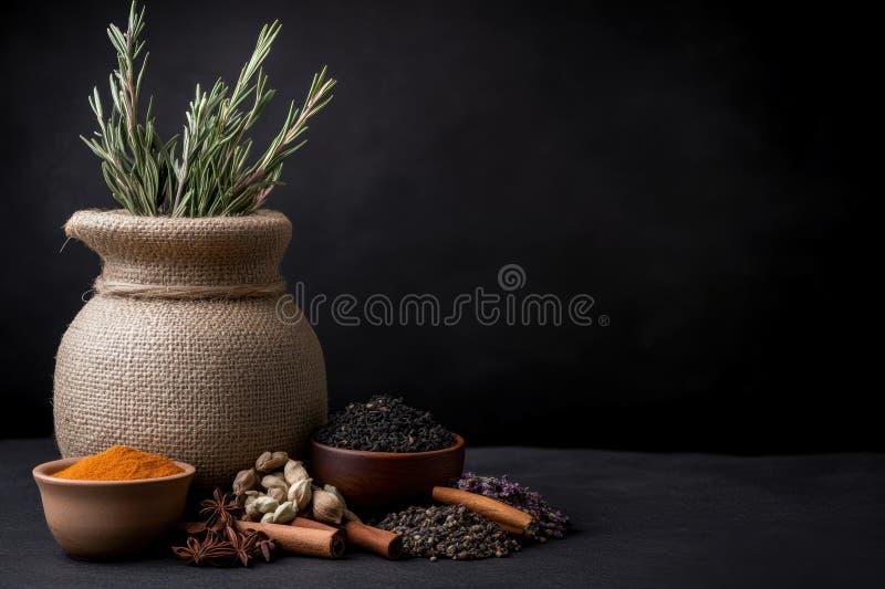 Farmhouse Tea Station, an Array of Fragrant Herbal Teas and Spices ...