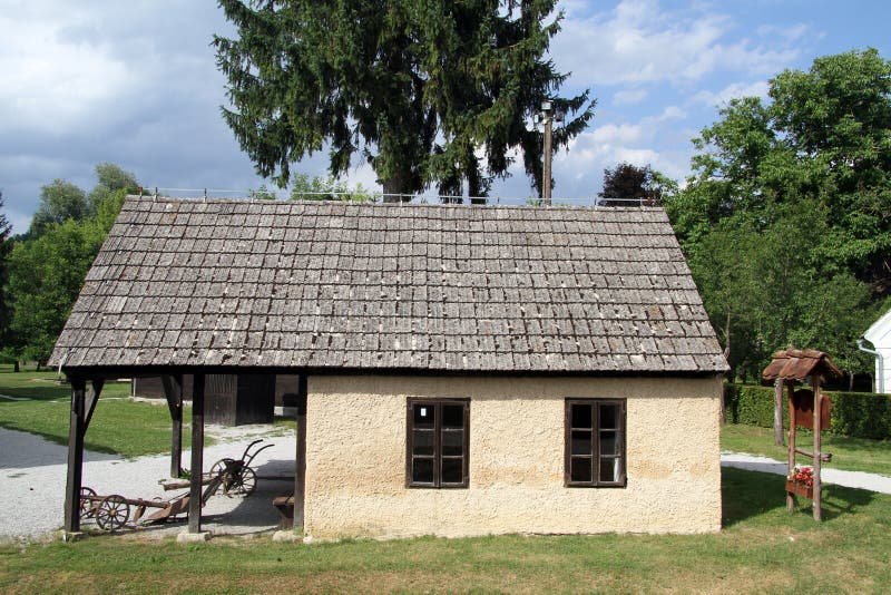 Farmhouse in village stock image. Image of house, croatia - 26426729