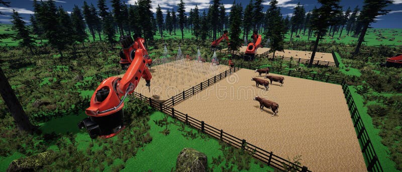 Farming Automation - Extremely Detailed and Reailstic High Resolution ...